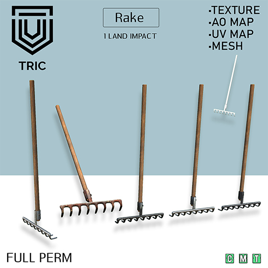 Second Life Marketplace - [Tric] - Rake Full perm